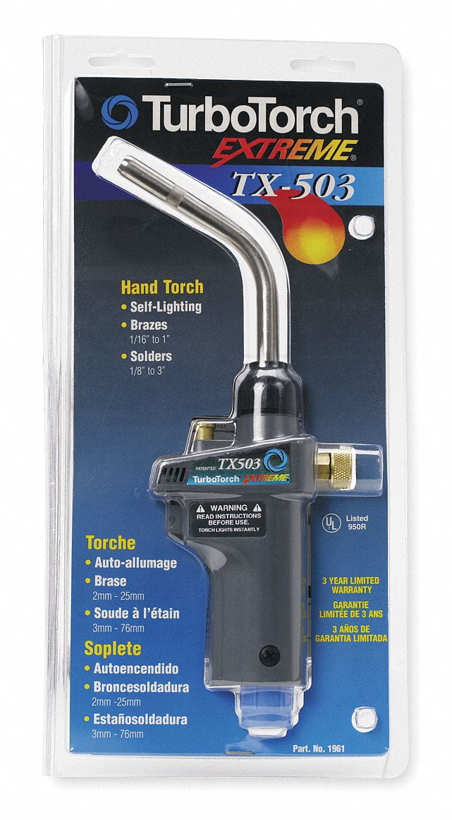 TURBOTORCH 0386-1297 TX503 Torch Swirl, MAP-Pro/LP Gas, Self Lighting ...
