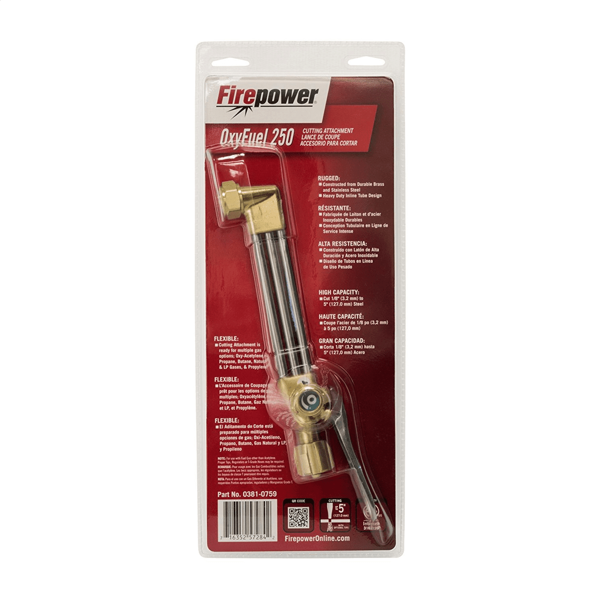 Firepower OXY FUEL 250 CU - Walmart.com