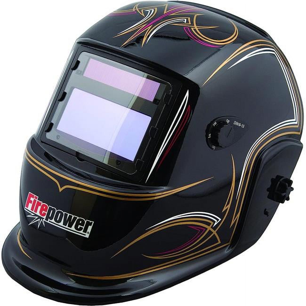 Firepower VCT-1441-0085 Auto-Darkening Welding Helmet with Pinstripes ...