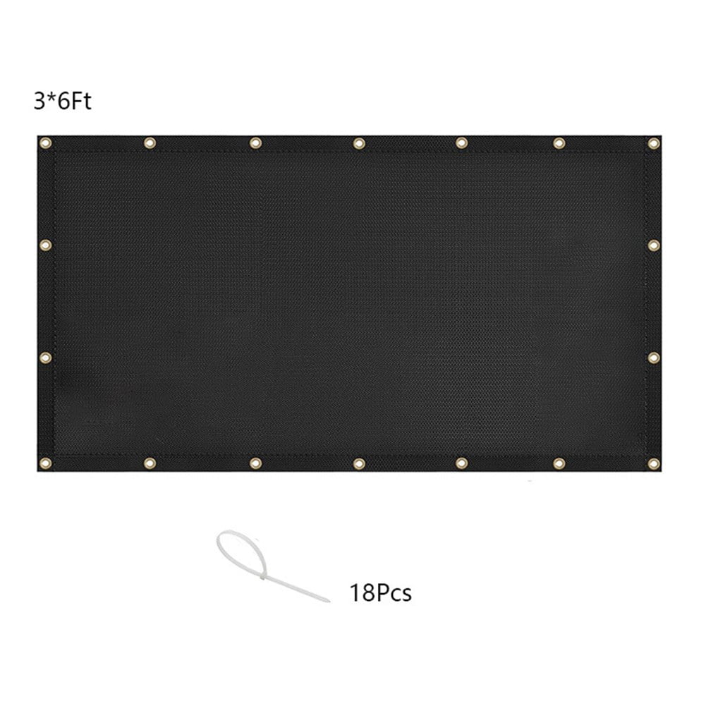 Fireproof BBQ Mat Serving as Heat Shield and Privacy Screen for ...