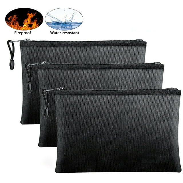 Fireproof Bag, Small Fireproof and Waterproof Money Bag, Fireproof ...