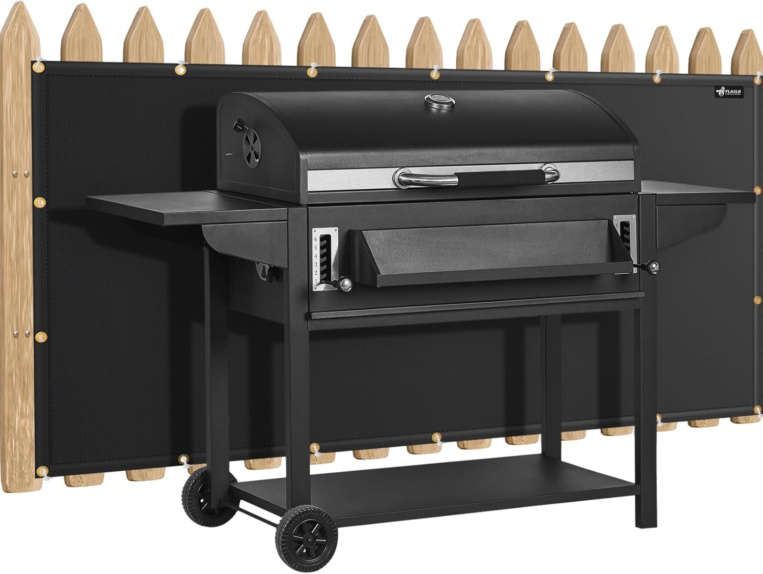 Fireproof Deck Fence Cover and Screen Protect Deck Railing from Grill ...