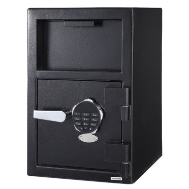Biometric Fingerprint Digital Keypad Depository Safe Drop Slot Box 13. ...