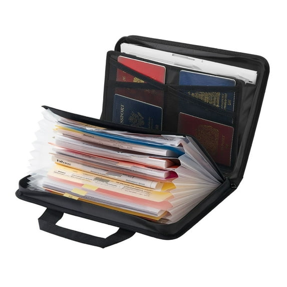 Fireproof Document Bag 1832°F, Waterproof File Organizer - Passport ...