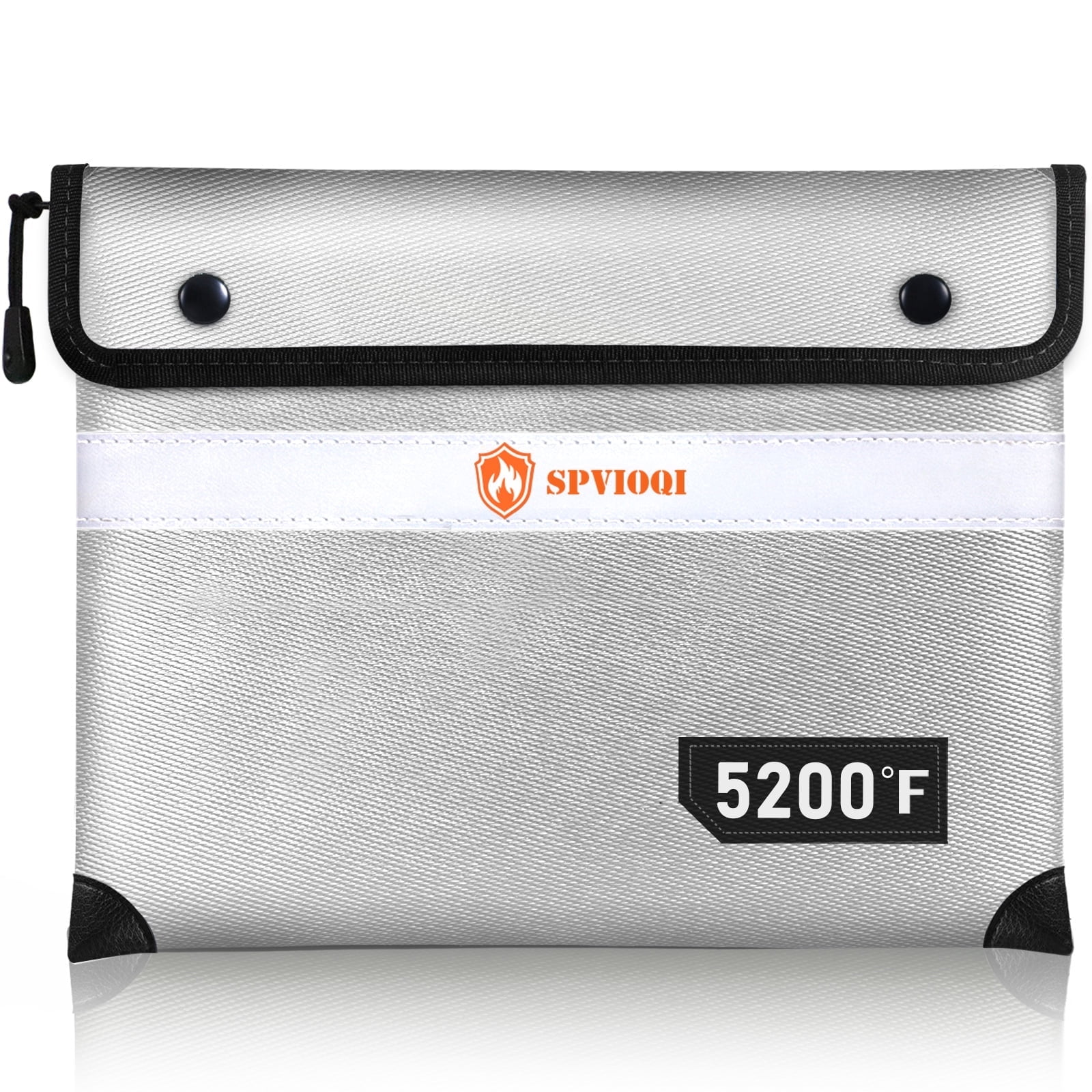 Fireproof Document Bag 5200°F with Heat Insulated, Fireproof Money Bag ...