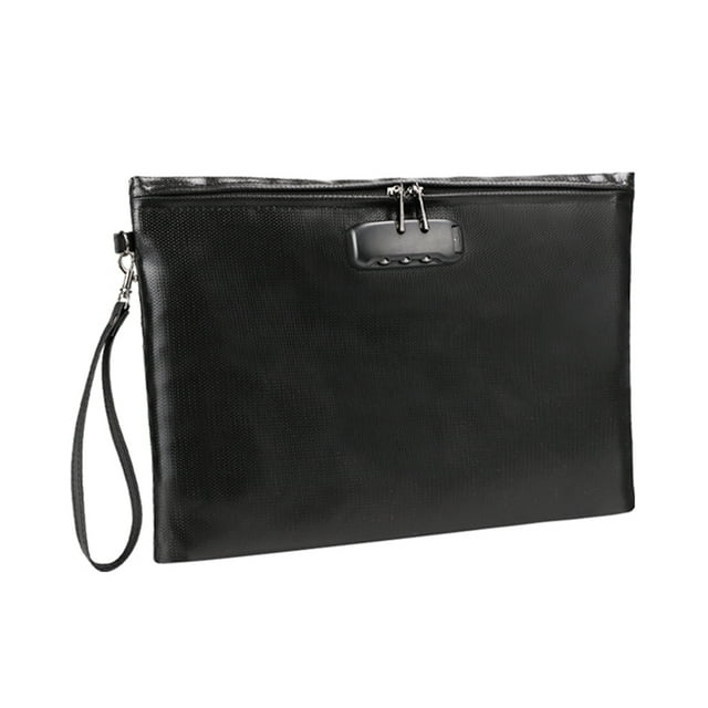 Fireproof Document Bag: Safety Keeper, Zip Pouch, 10 Card Slots, A4 ...
