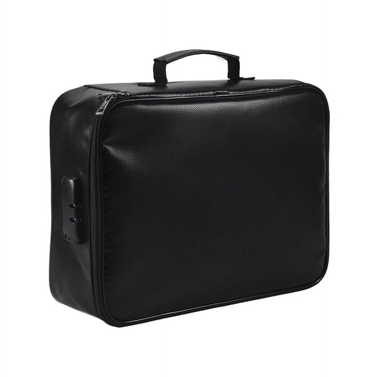 Fireproof Document Bag with Lock Home Office Travel Fireproof and ...