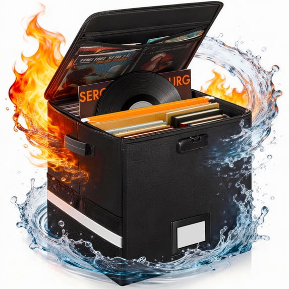 Fireproof Document Box,Blacksmith 13 inch Fireproof Safe Box for File ...