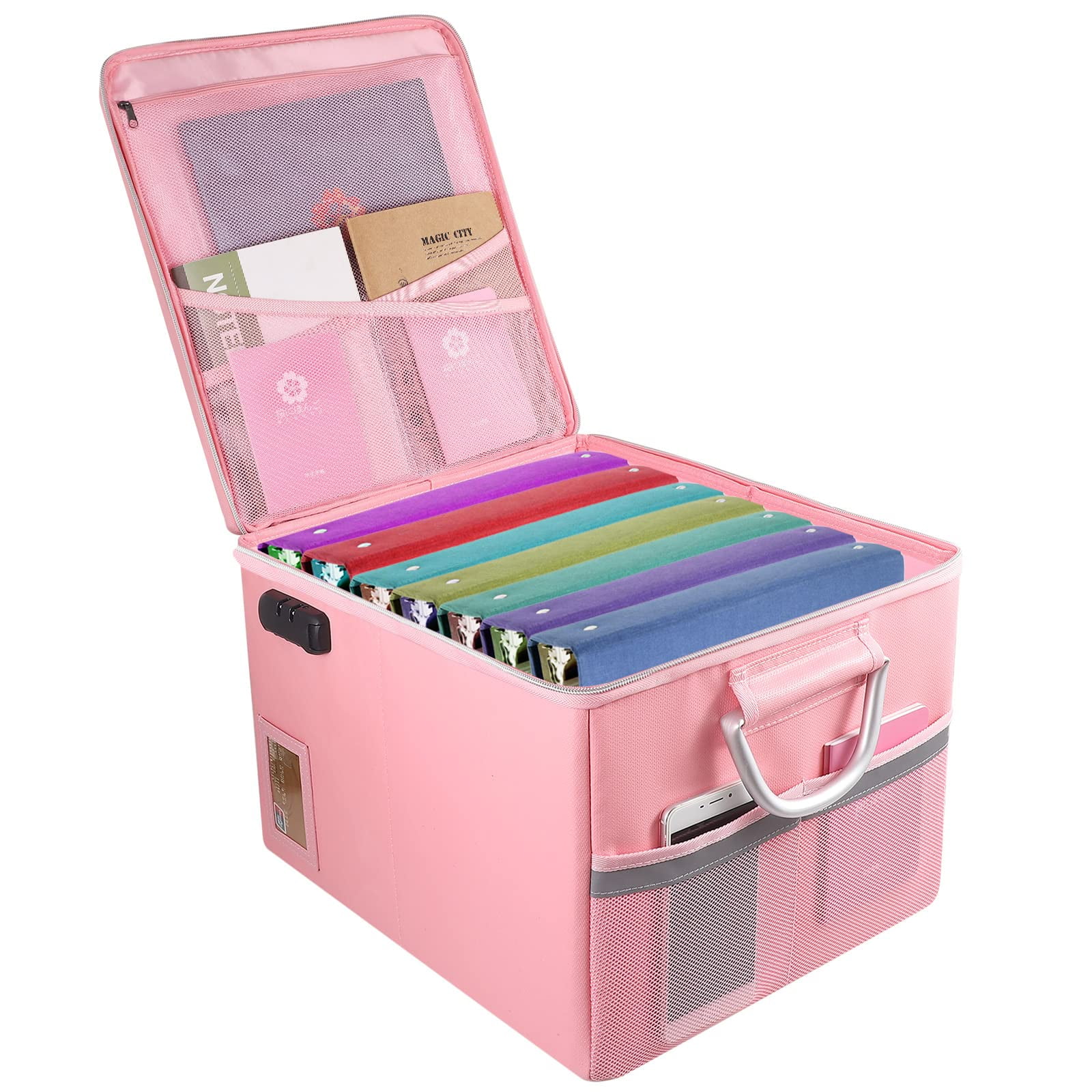Fireproof Document Box File Organizer Box, Fireproof File Cabinet Box ...