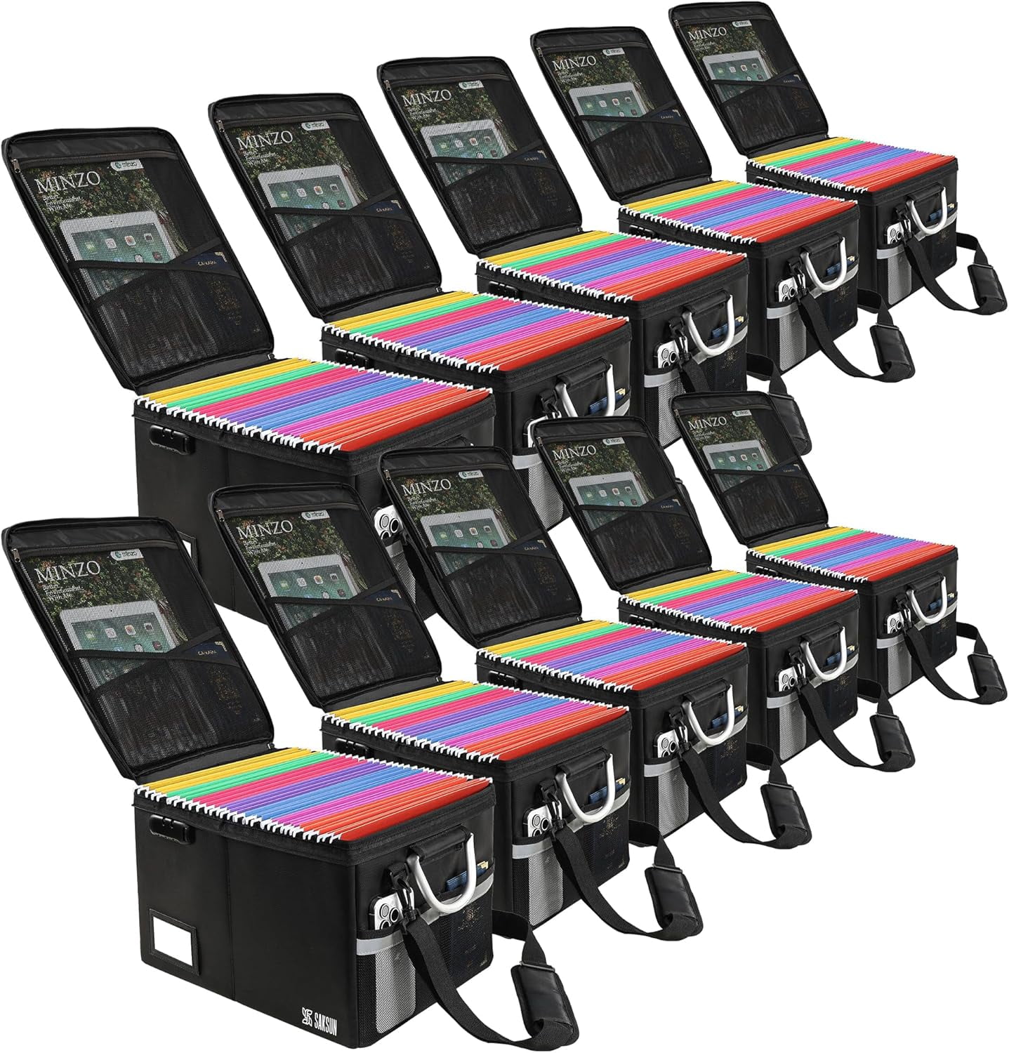 Fireproof Document Box, File Organizer for Hanging File Folders ...