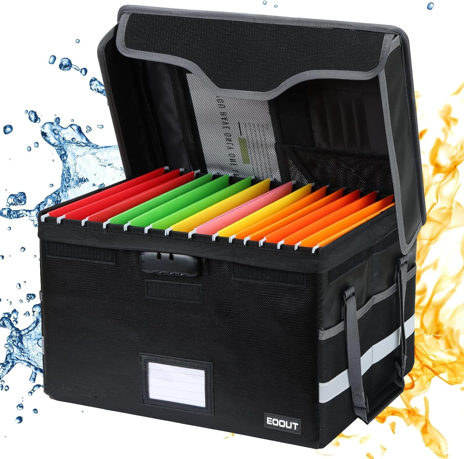 Fireproof Document Box, Fire Proof Safe Boxes for Home, File Storage ...