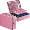 Fireproof Document Box, Hard Case File Box with Fireproof Zipper&Lock ...