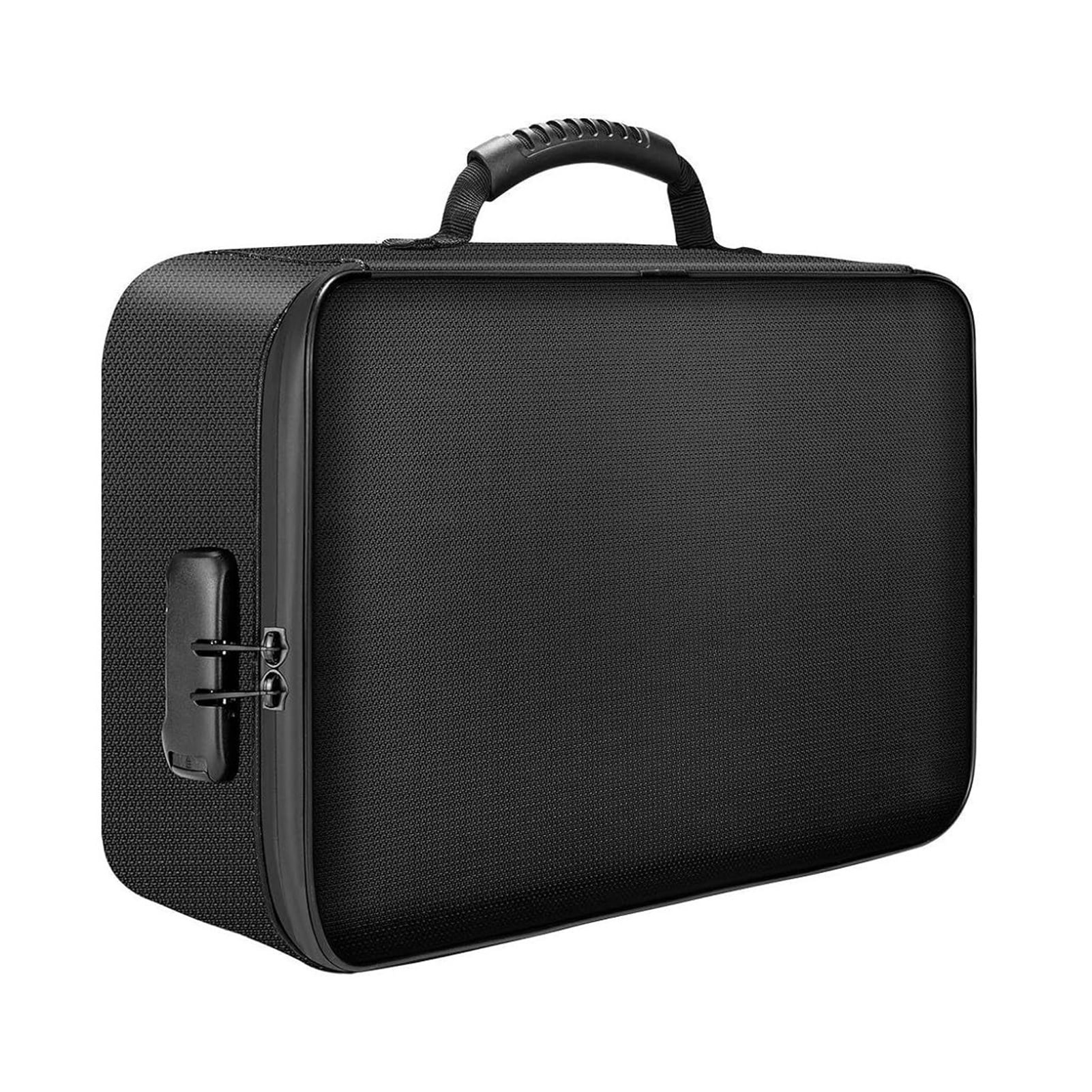 Fireproof Document Box Lockable Document Storage Box with Inserts Bags ...