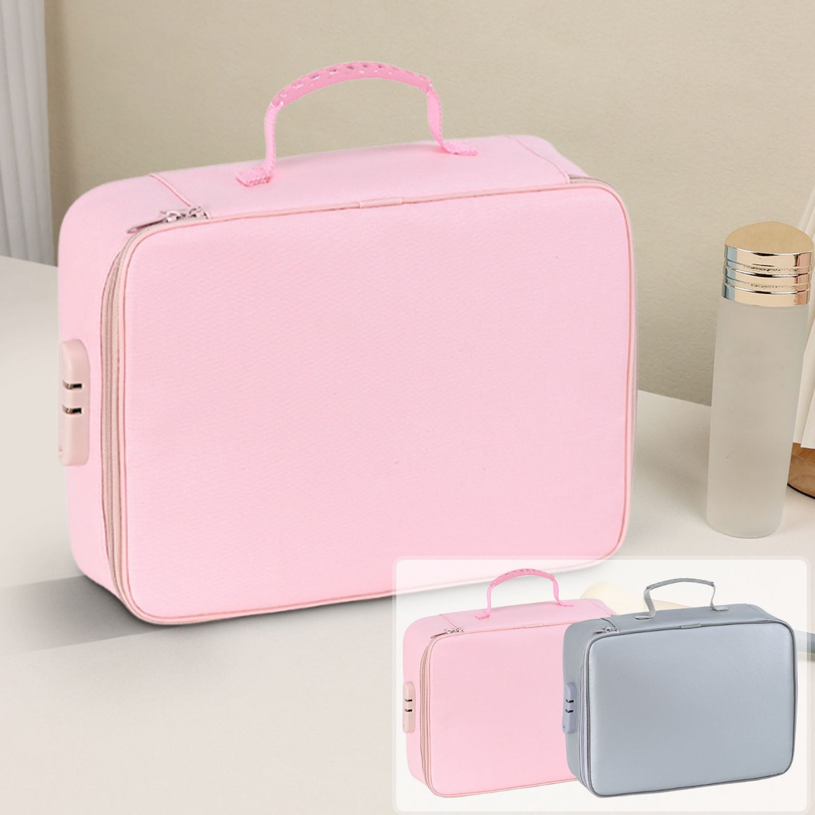 Fireproof Document Box, Lockable Storage Box, Waterproof File Organiser ...