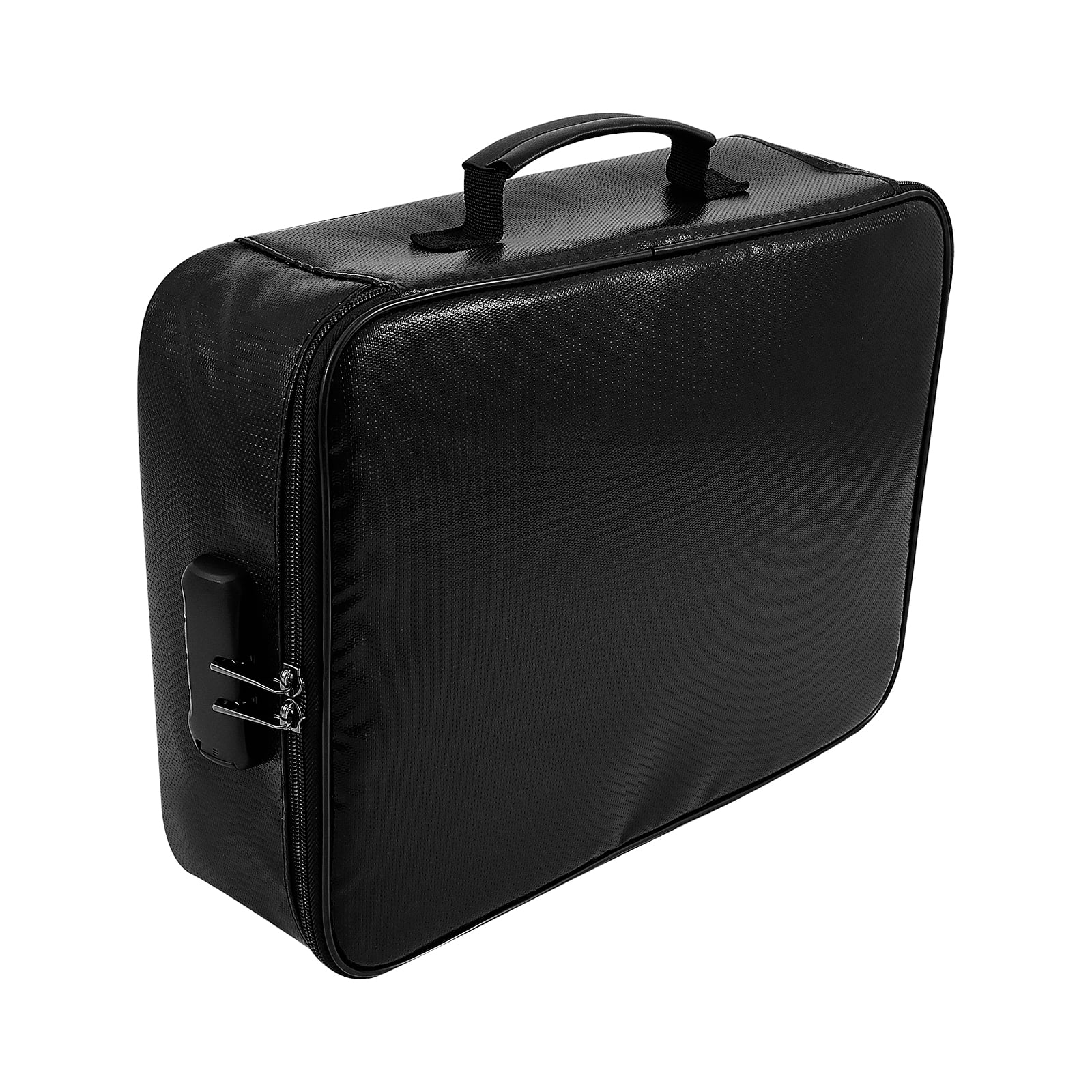 Fireproof Document Box with Lock and Handle Valuables Portable Home ...