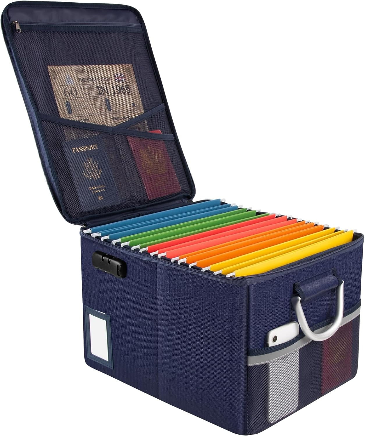 Fireproof Document Organizer, Locking Fireproof Safe, Portable Office ...