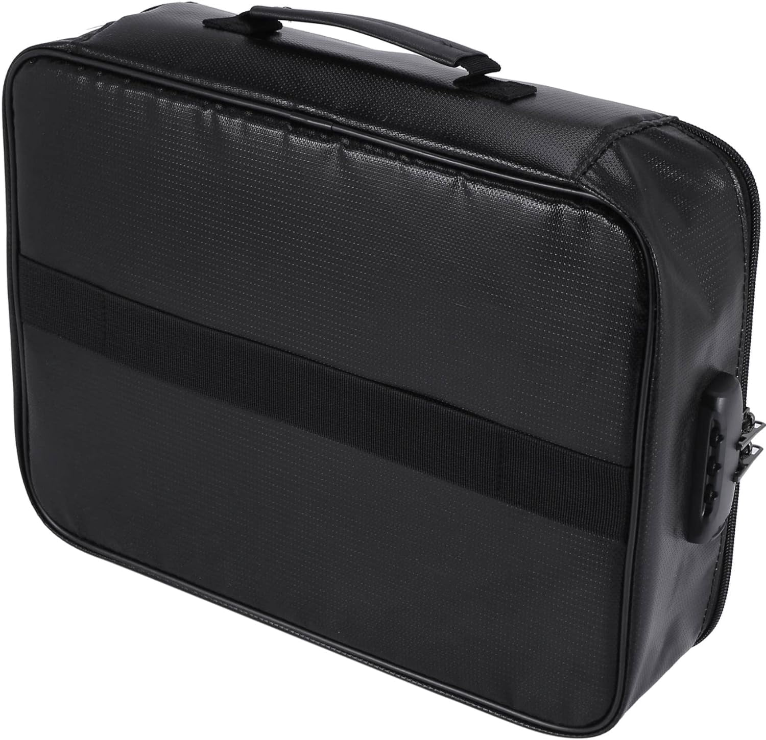Fireproof Document Storage Lock Bag,Carry Wallet,Multi-Layer Portable ...