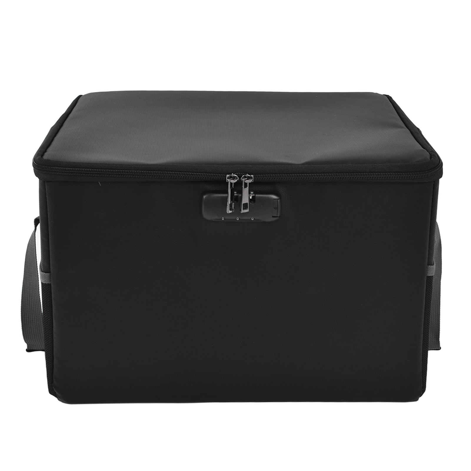 Fireproof File Box Collapsible Storage Organizer with Handle Anti ...