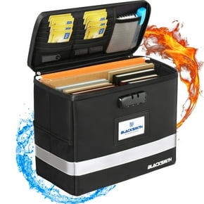 Locking File Boxes and Document Organizers for Office and Home Storage