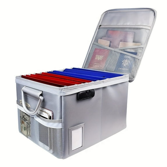 Fireproof File Cabinet With Lock, Fireproof Document Organizer ...