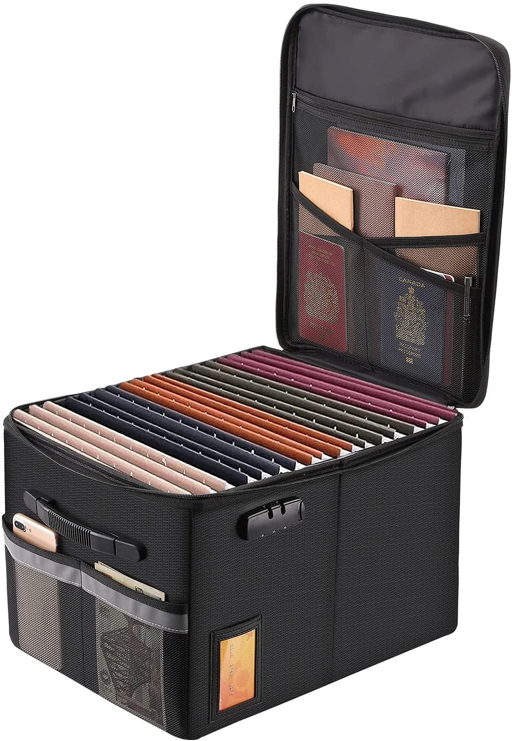 Fireproof File Cabinet with Lock, Fireproof Document Organizer ...