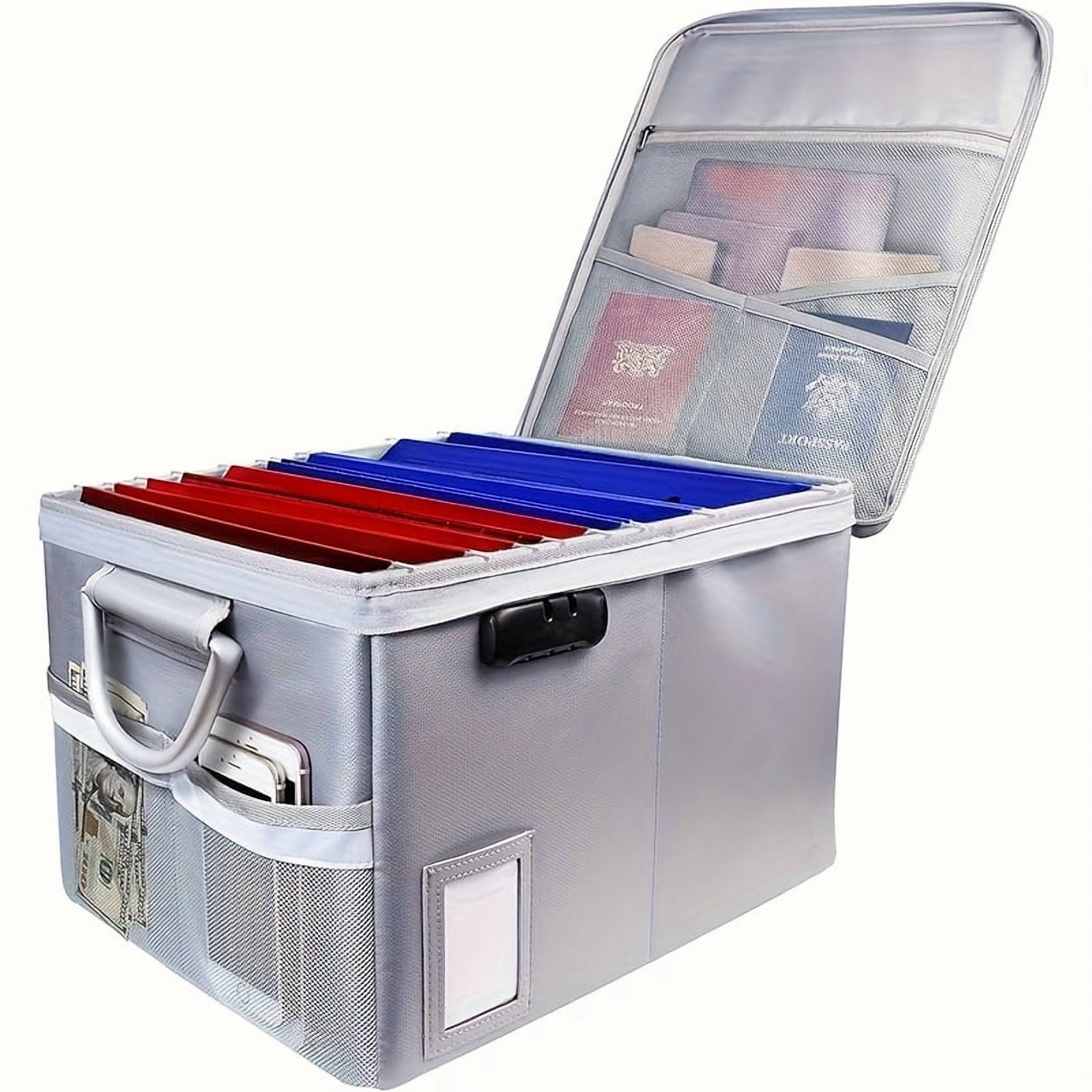 Fireproof File Cabinet with Lock, Fireproof Document Organizer ...