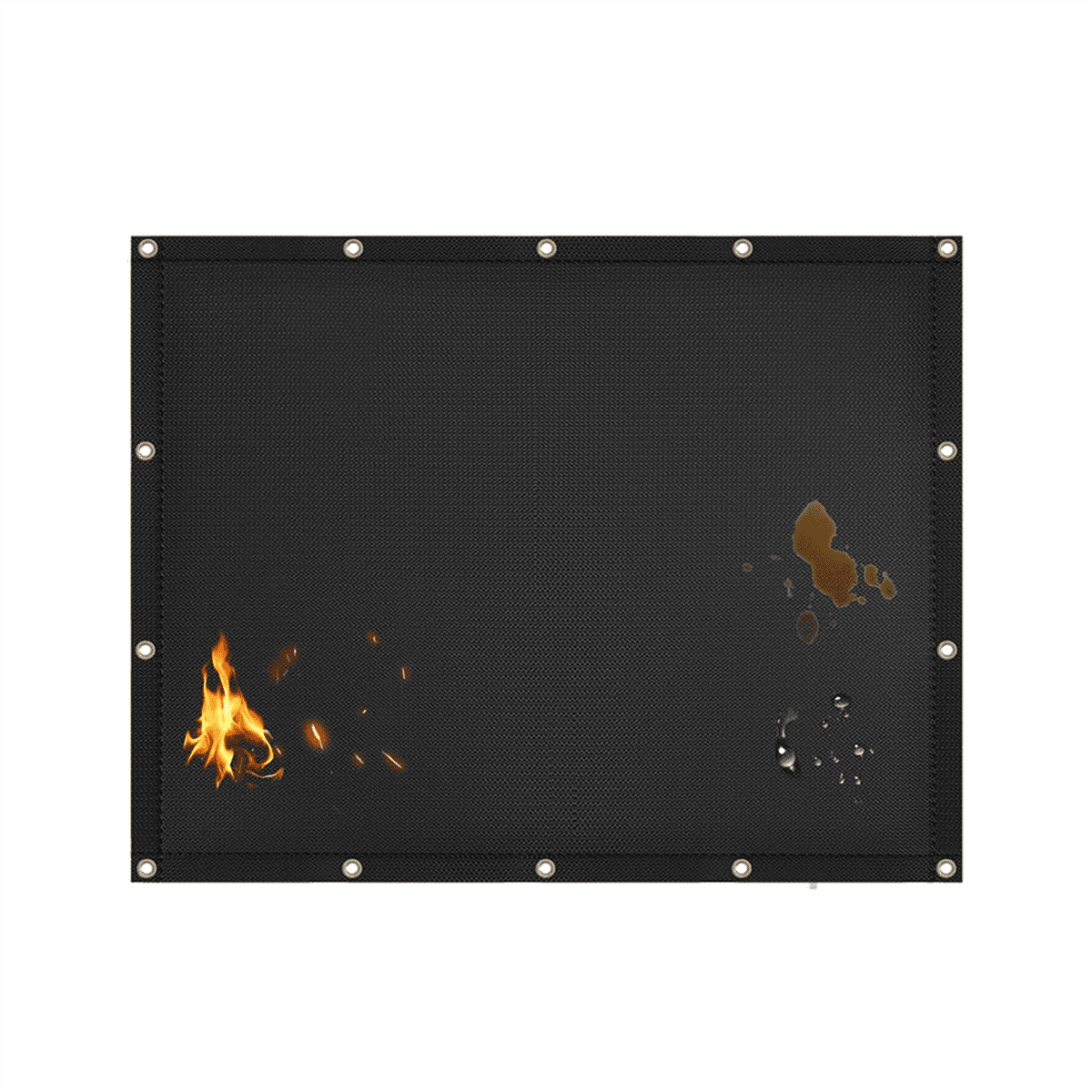 Fireproof Heat Shield for Wall Behind Grill Protect Deck Fence From ...