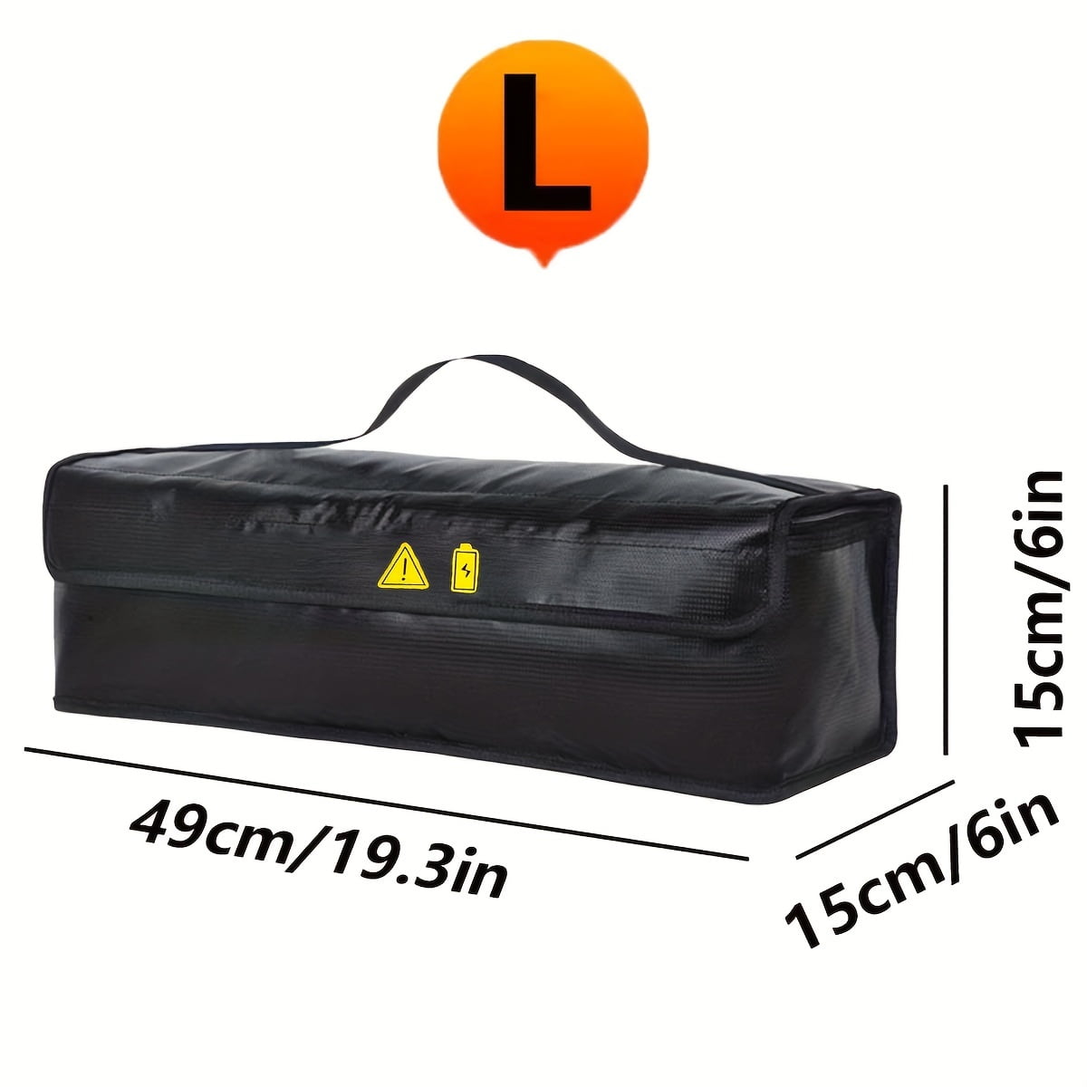 [Fireproof Lithium Battery Bag] 1000°C Fireproof Bag - Lithium Battery ...