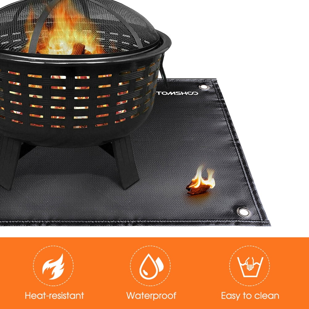 Fireproof Mat,Ember Mat Mat Wood Stove Bbq Wood Stove Stove Pit Stove ...