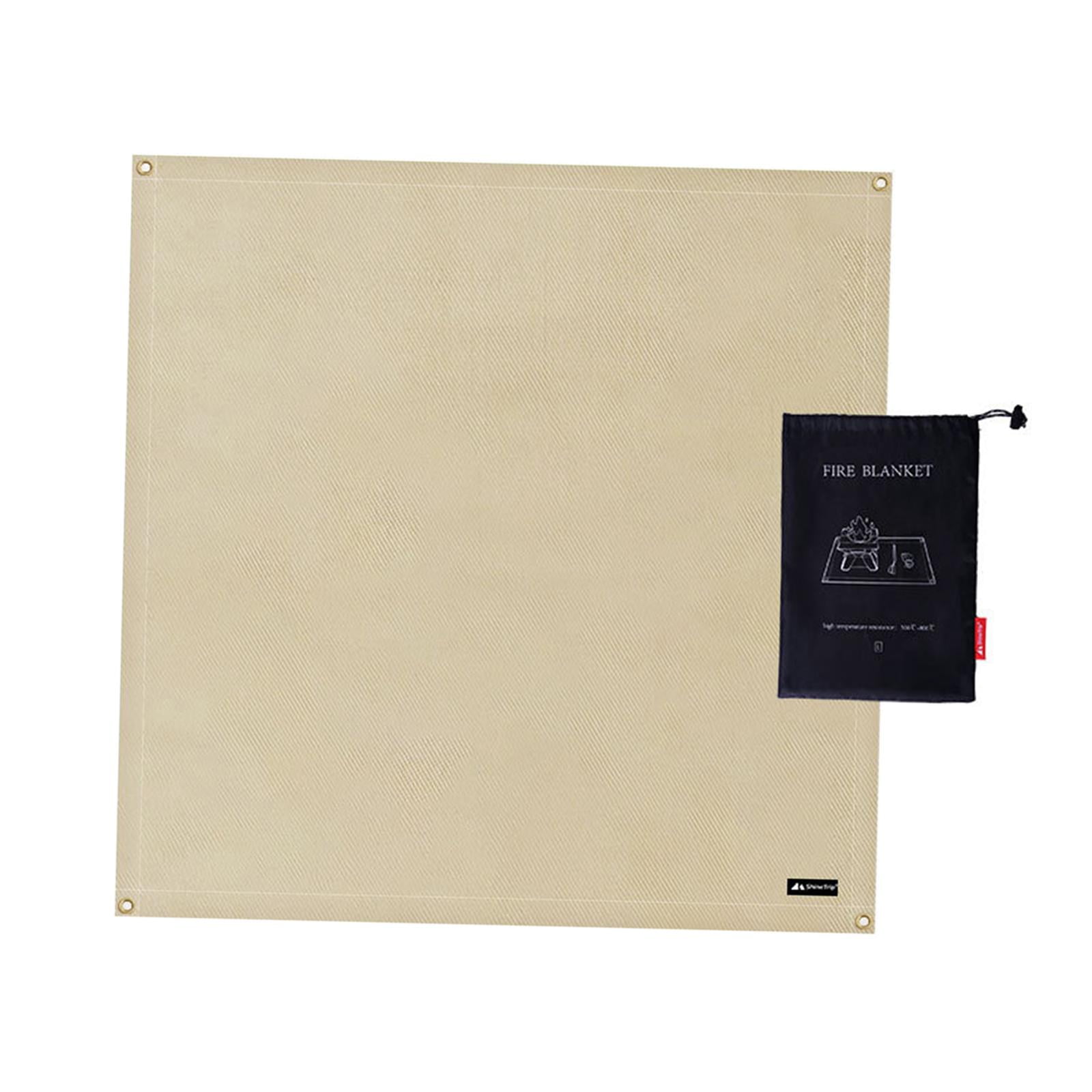 Fireproof Mat Fire Blanket Grill Mat Flame Retardant Yard BBQ Lawn ...