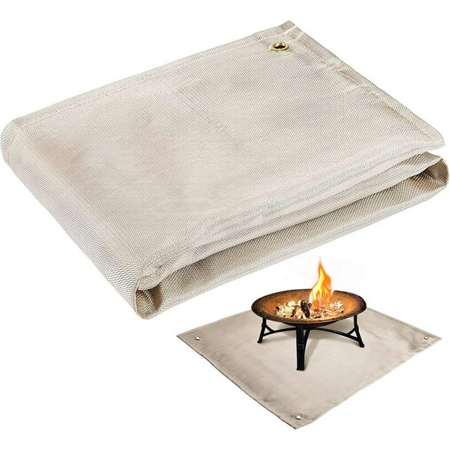 Fireproof Mat Stove Fibreglass Fireproof Cloth Outdoors Fireproof Cloth ...