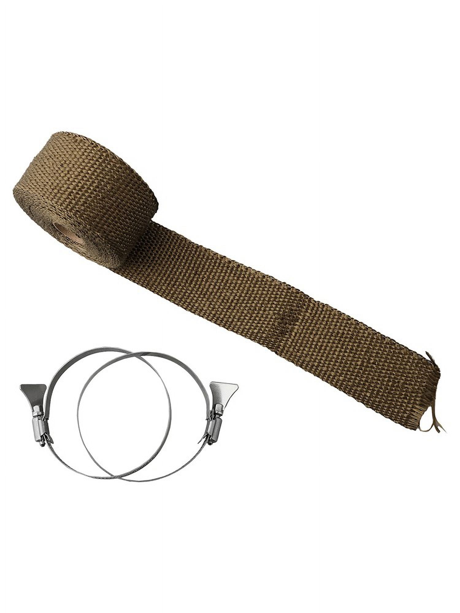 Fireproof Pipe Wrap 5m x 5cm for DIY Tent Stove with Adjustable Clamps ...