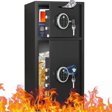 Paragon Safes In-Wall Safe with Digital Keypad and 2 Override Keys ...