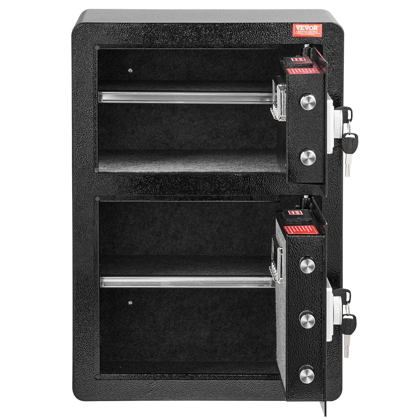 Fireproof Safe Box with Key Lock & Password, 3.5 cu.ft Double Door ...