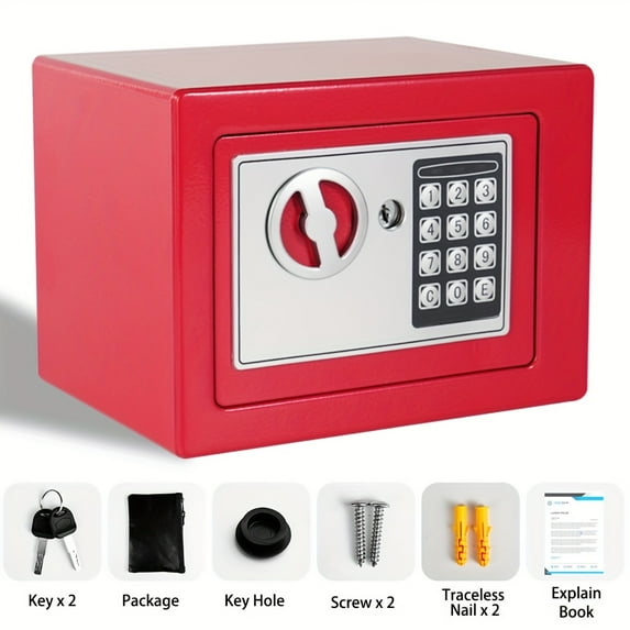 Fireproof Safes with Fireproof Money Bag & Sensor Light Digital Keypad ...