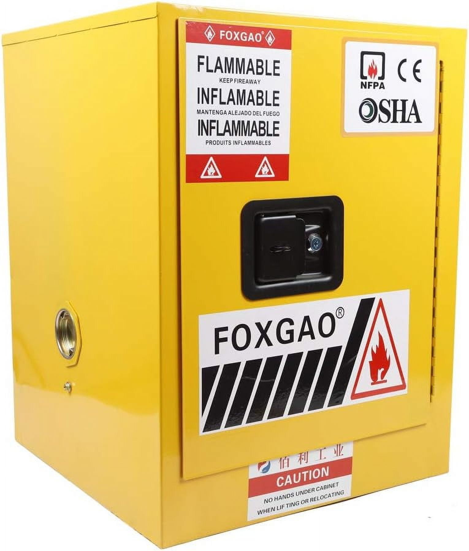 Fireproof Safety Storage Cabinet for Flammable Liquid Chemicals ...