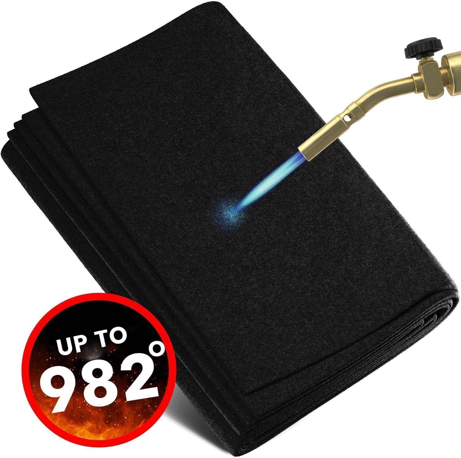 Fireproof Underlay 100 x 100 cm - Heat Protection Mat Heat Resistant up ...