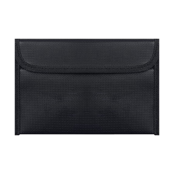 Fireproof Waterproof Document Bag Secret File Protect Pouch Money Cash ...