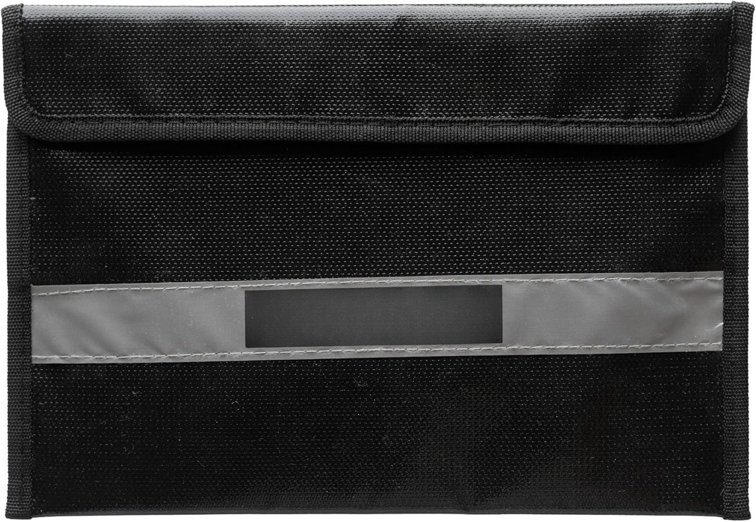 Fireproof and Document Bag - 11" x 7.5" Fire Resistant Safe Storage ...