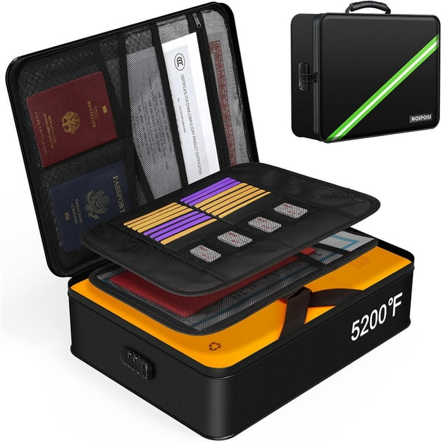 Fireproof and Waterproof Portable Document Box with Heat Insulation ...