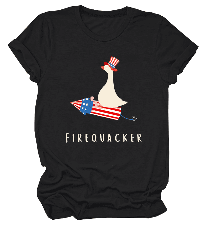 Firequacker 4th Of July T-Shirt Firequacker 4th Of July Shirt - Walmart.com