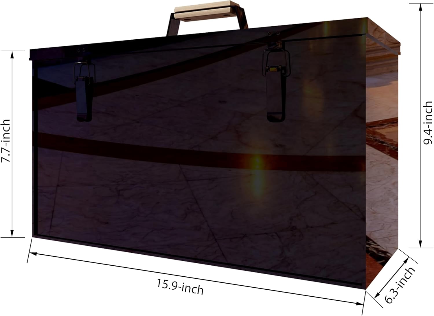 Fireside Ash , 3 Gallon Metal Ash Storage Box with Lid for Fireplace ...