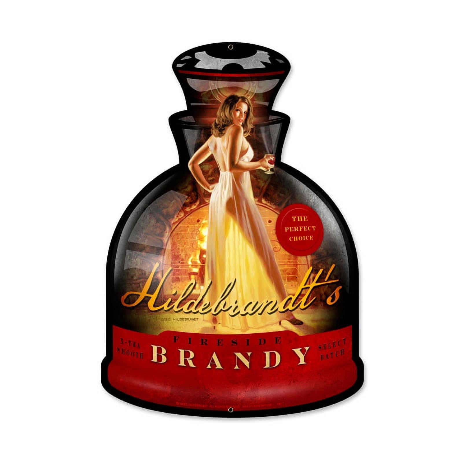 Fireside Brandy Vintage Sign “Made in the USA with heavy gauge steel ...