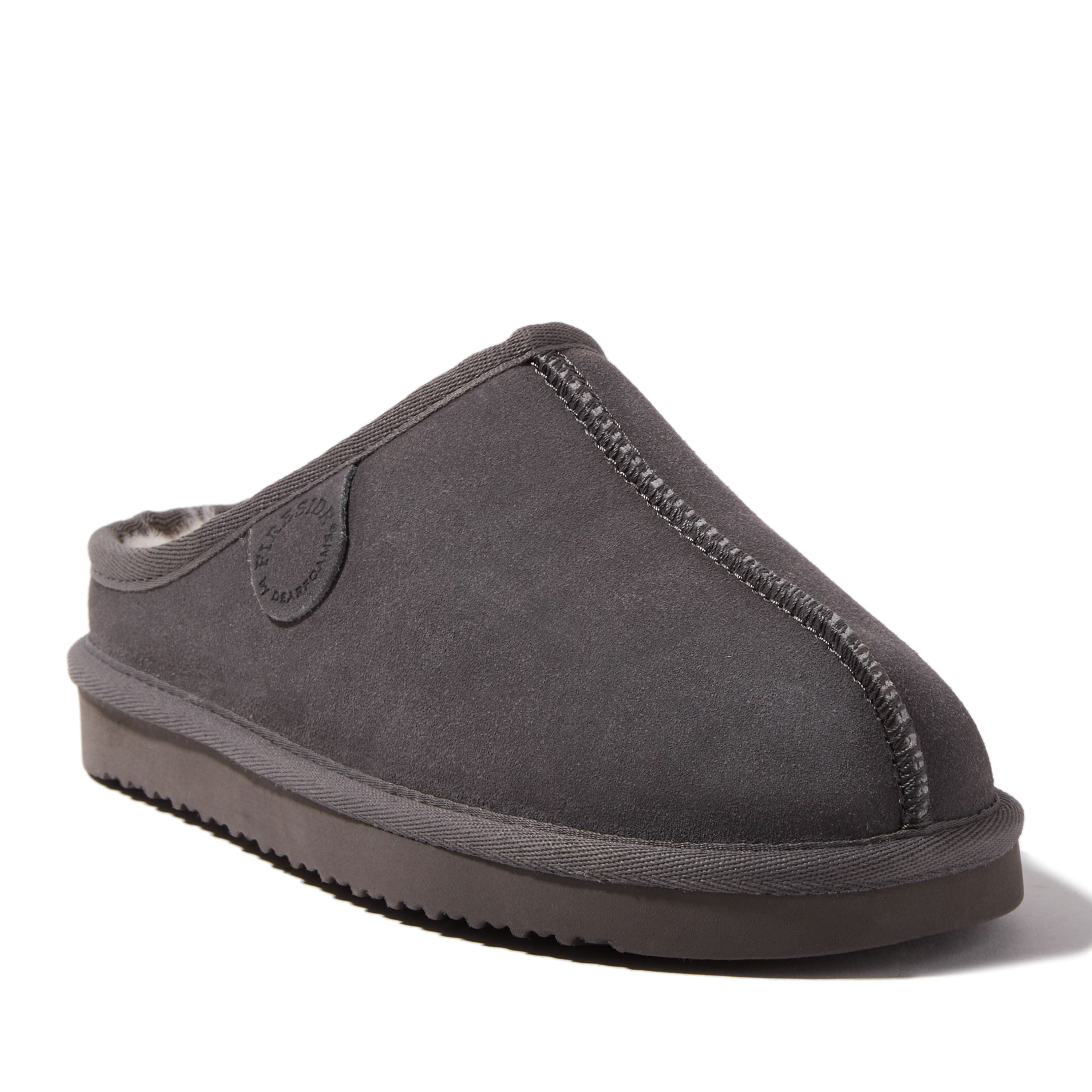 Fireside By Dearfoams Women's Greta Genuine Shearling Clog Slipper ...