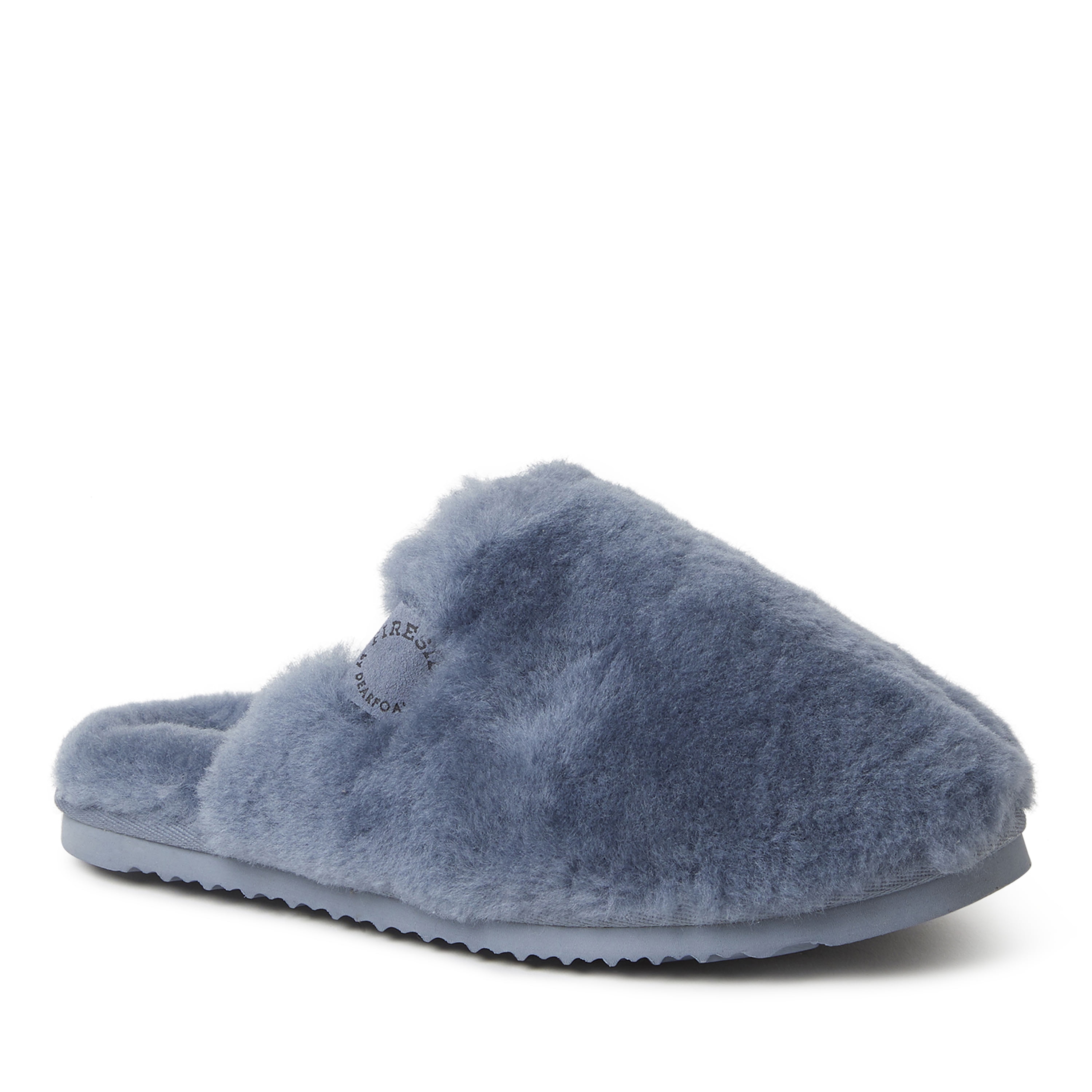 Fireside By Dearfoams Women's Shelly Beach Genuine Shearling Fuzzy ...