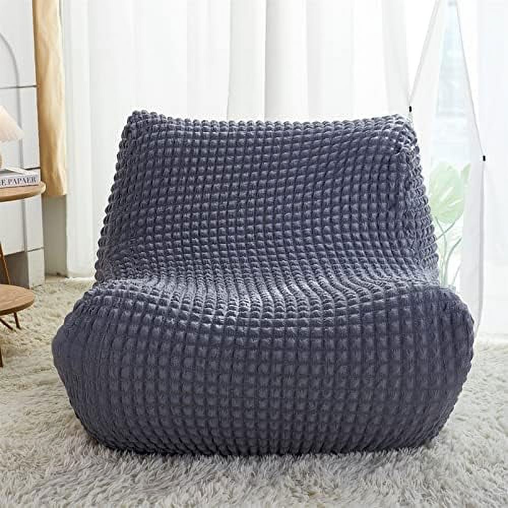 Fireside Chair Cover,Stretch Armless Lounge Chaise Slipcover Lazy Floor ...