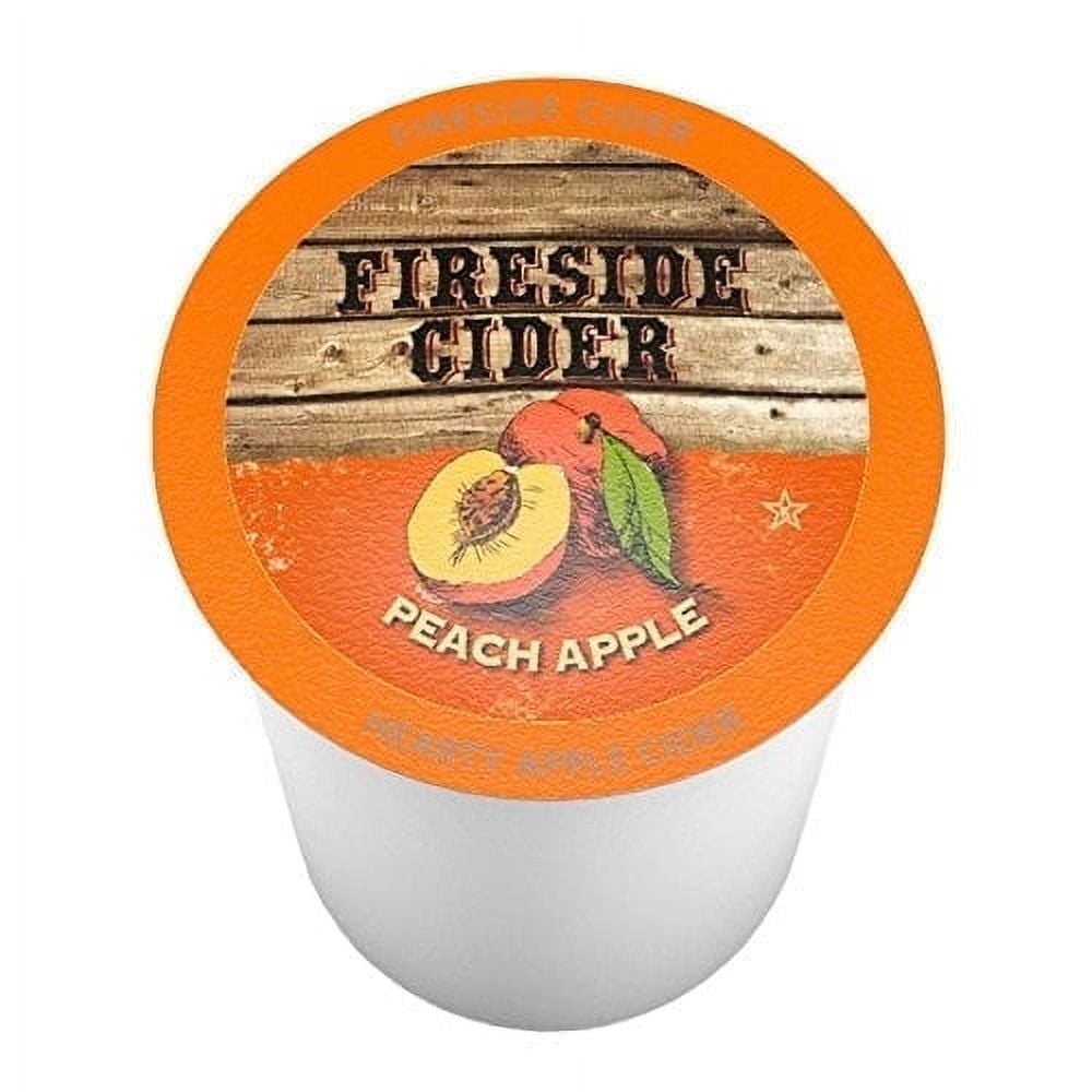 Fireside Cider Peach Apple Single-Cup Cider Pods,Compatible Keurig 2.0 ...