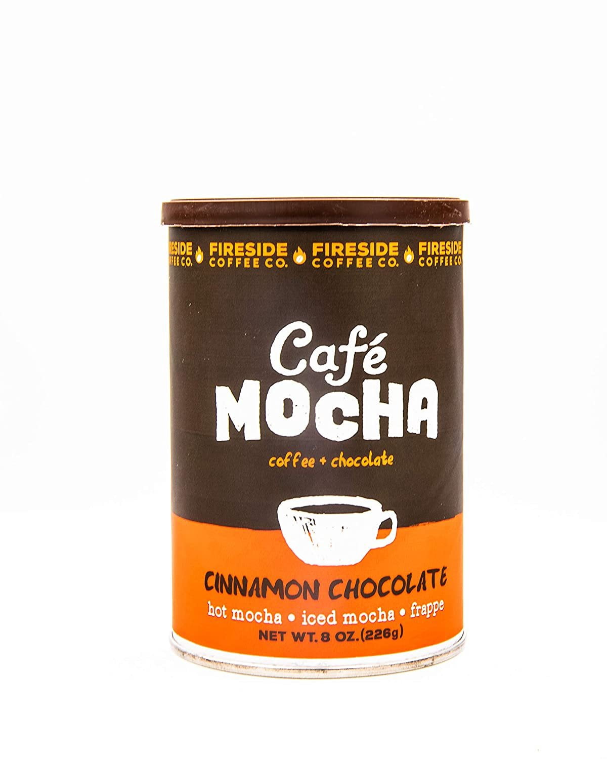 Fireside Coffee Company - Cafe Mocha Cinnamon Chocolate - 8 oz Canister ...