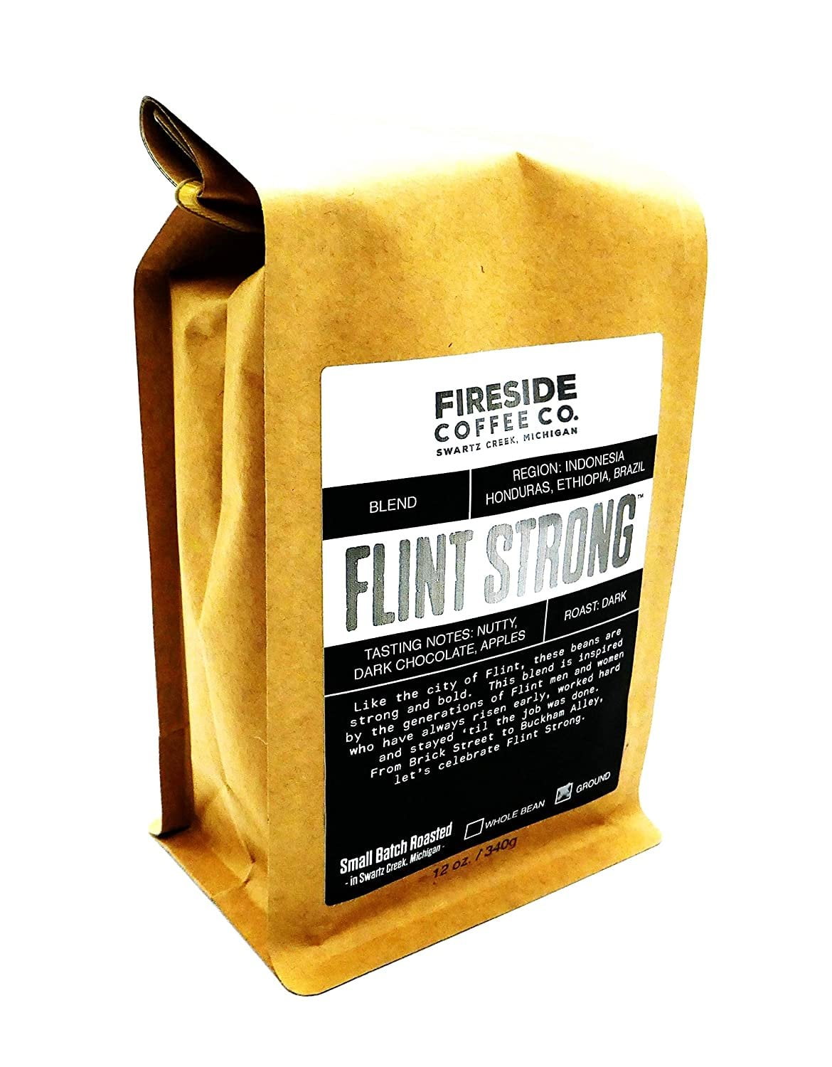 Fireside Coffee Company - Flint Strong Coffee 12 oz Bag - Farm Direct ...