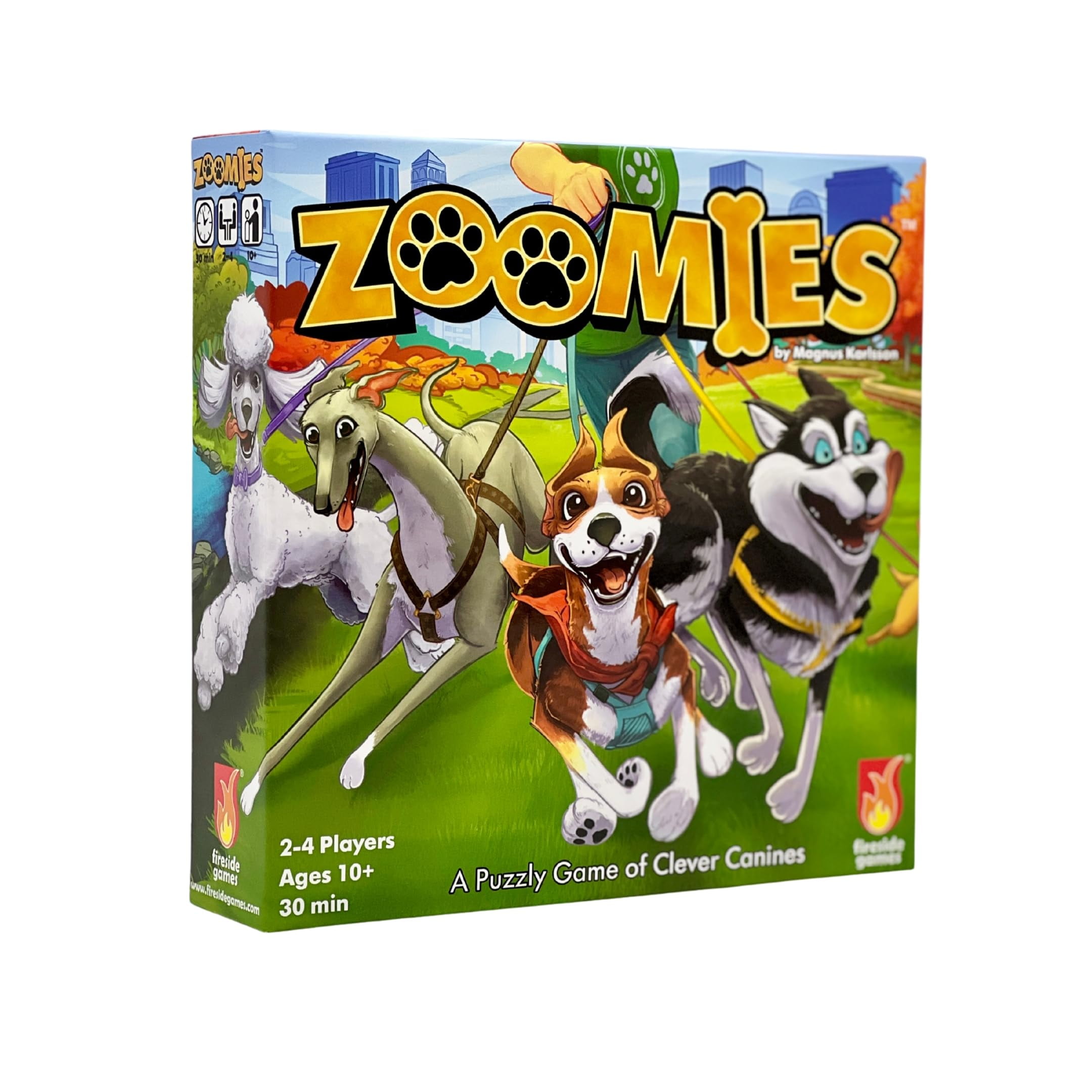 Fireside Games Zoomies - Fast-Paced Dog Walking Family Card Board Game ...